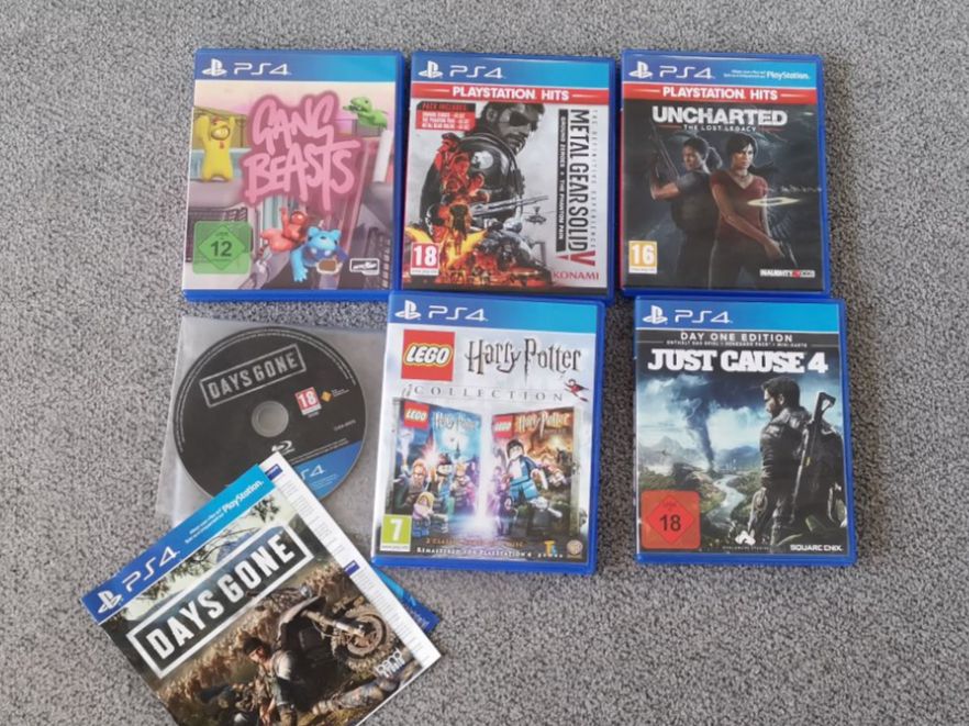 6x PS4-GAMES: Uncharted, Lego, Just Cause 4, Days Gone u.A. (Gebraucht) in Weggis für CHF 14.5 ...