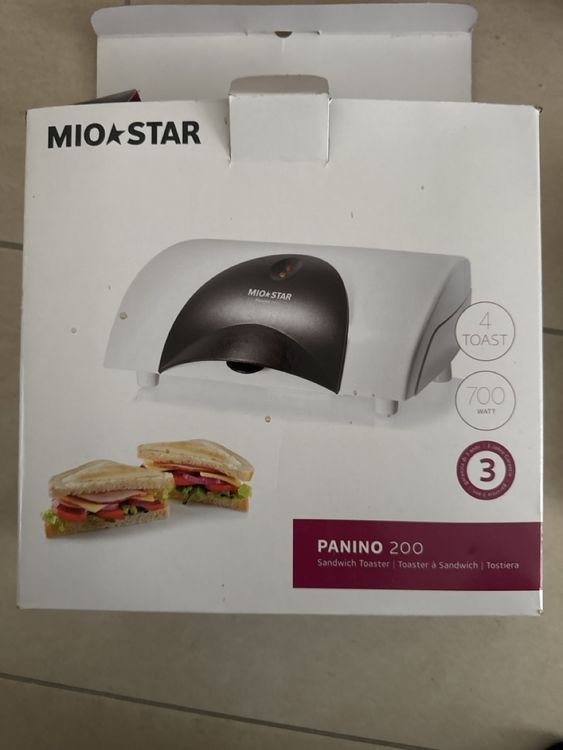 Mio Star Panino 200 Sandwich Toaster – Für feine Sandwiches! (Neu ...