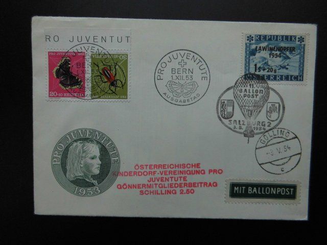 Ballonpost Brief FDC mit Kehrdruck Nr Z 39 | Kaufen auf Ricardo