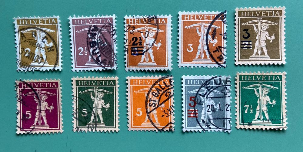 Schweizer Marken: Tellknabe 1908 - 1921 | Kaufen auf Ricardo