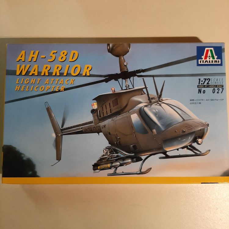 2516 Bell AH-58 D Kiowa Warrier Italeri 027 | Kaufen auf Ricardo