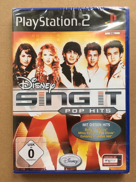 Disney Sing it: Pop Hits für Playstation 2 (Neu und originalverpackt ...