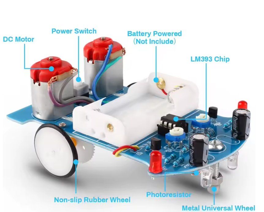 Smart Car Bausatz Löten Lern Kit Elektronik Lötübung DIY NEU (Neu und ...
