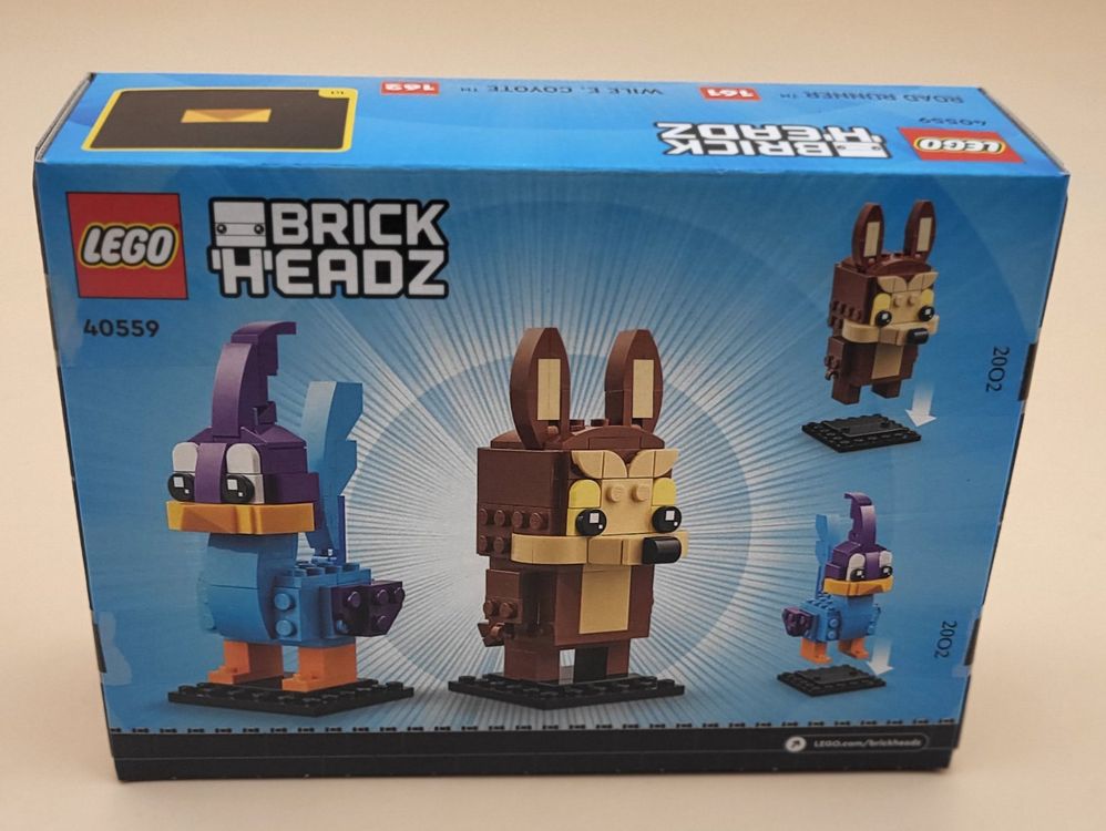 Lego BrickHeadz 40559 Road Runner & Wile E. Coyote Neu&OVP | Kaufen auf ...