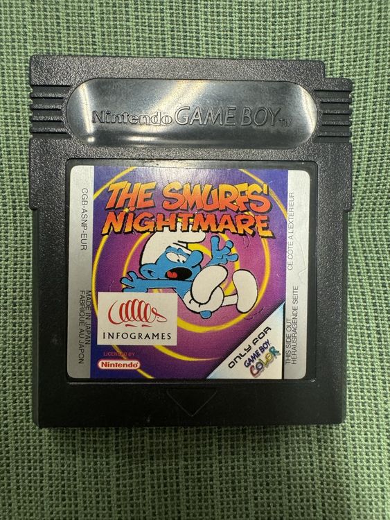 The Smurf's Nightmare Gameboy Color (Gebraucht) in Giubiasco für CHF 15 ...