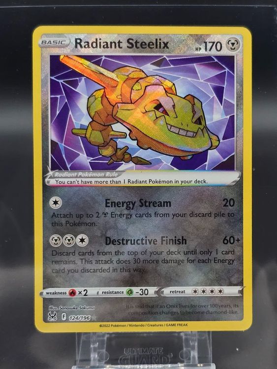 Radiant Steelix #124 Lost Origin NM / 🇬🇧 (D'occasion) à COINTRIN pour ...