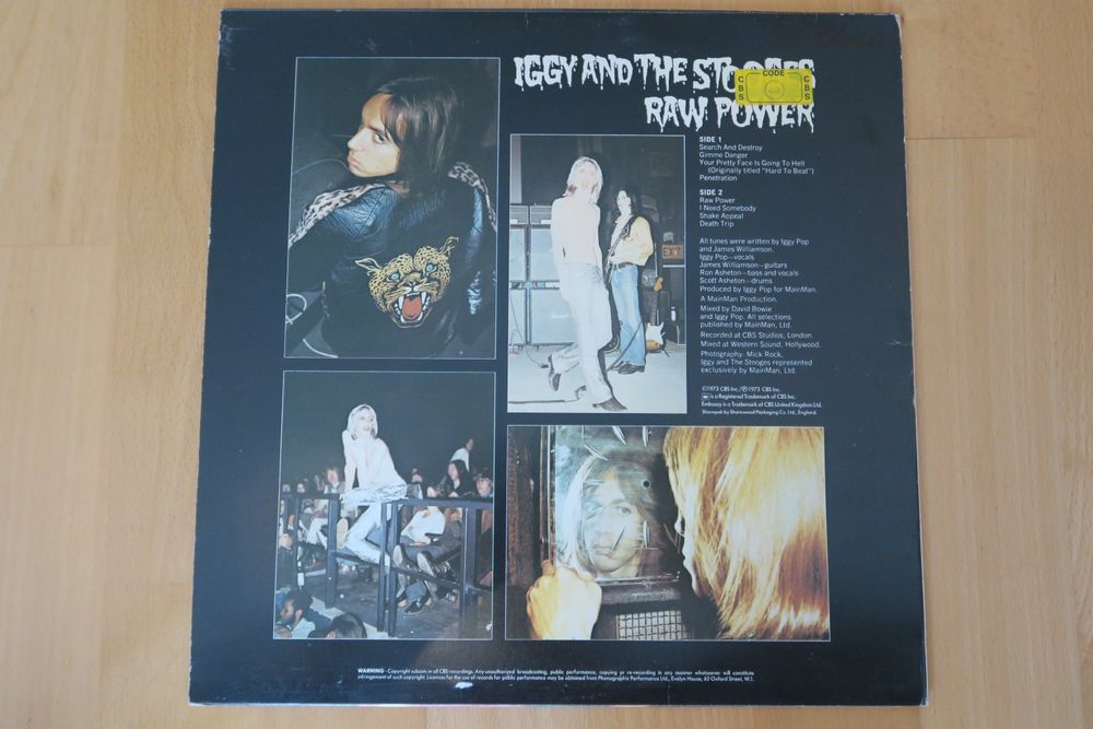 Iggy And The Stooges – Raw Power (Gebraucht) in Thun für CHF 28 – mit Lieferung auf Ricardo kaufen