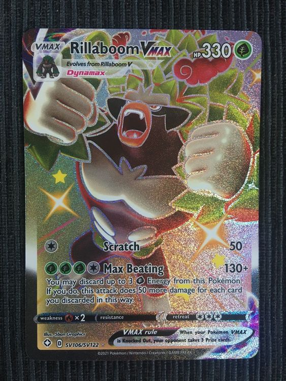 Pokemon Rillaboom Vmax Shining Fates | Kaufen auf Ricardo