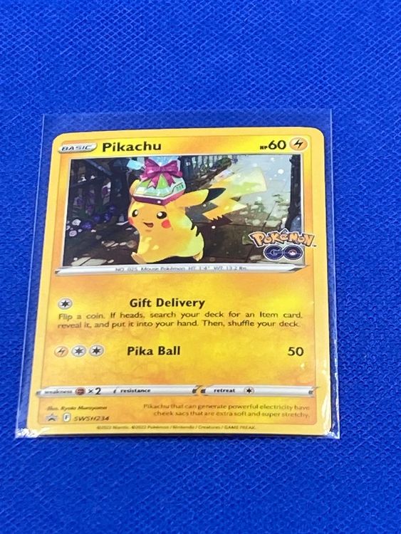 Pokemon GO Promo Black Star SWSH 234 Pikachu EN (Neu (gemäss ...