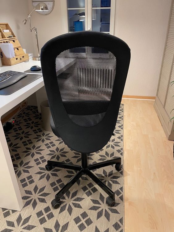 Bürostuhl Ikea, FLINTAN Drehstuhl, schwarz | Kaufen auf Ricardo