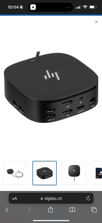 HP DisplayLink 4K Docking Station - Top Zustand! (Neu (gemäss ...
