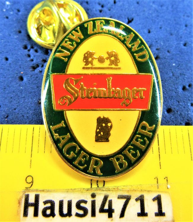 PIN BIER LAGER-BEER NEWZEALAND STEINHAGER GESTEMPELT SELTEN | Kaufen ...