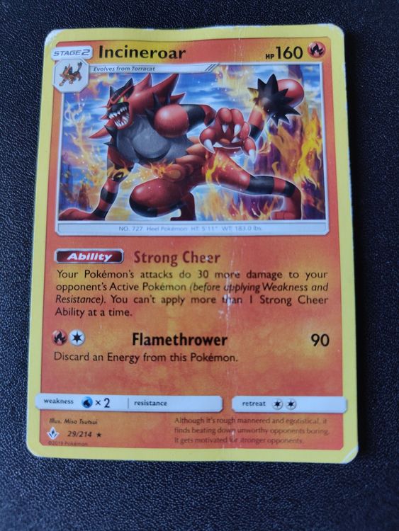 Incineroar 29/214 Pokémon SM Unbroken Bonds 2019 (EN) ab 1.- (Gebraucht ...