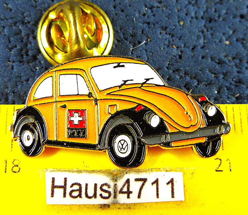VW KÄFER SCHWEIZ PTT POST AUTO PIN GEPRÄGT 30mm (Gebraucht) in Ettingen ...