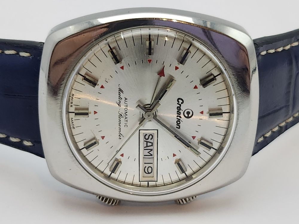 Creation Alarm Automatik AS 5008 Vintage Herrenuhr | Kaufen auf Ricardo
