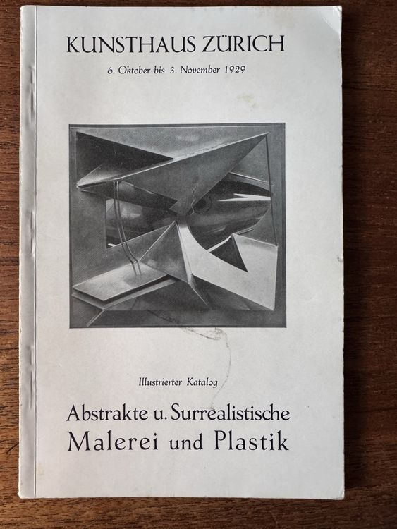Catalogue Kunsthaus Zürich, SURRÉALISME, 1929 (Gebraucht) in Choulex für CHF 500 – mit Lieferung ...