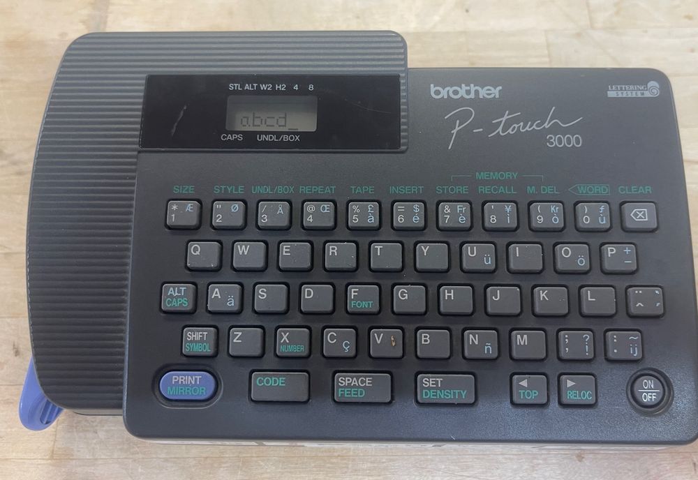 Brother P Touch 1000, ohne Kabel, funktioniert mit Batterie (Gebraucht ...