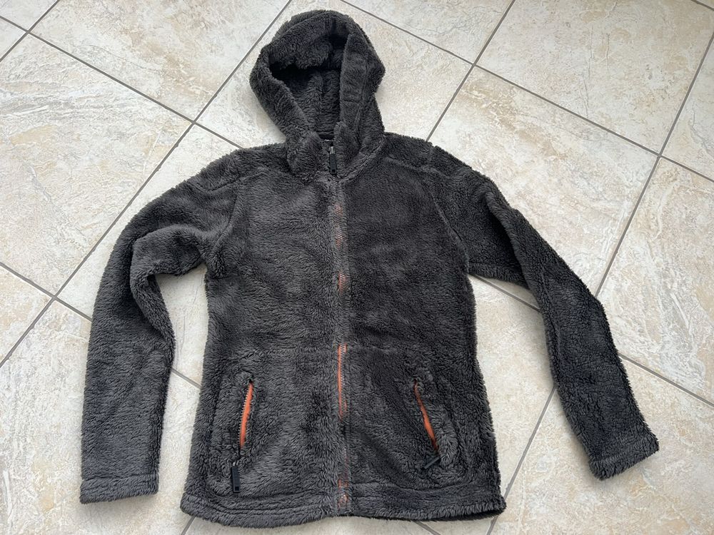 Warme Fleecejacke Gr. 152 Brekka Kapuze (Gebraucht) in Ruvigliana für ...