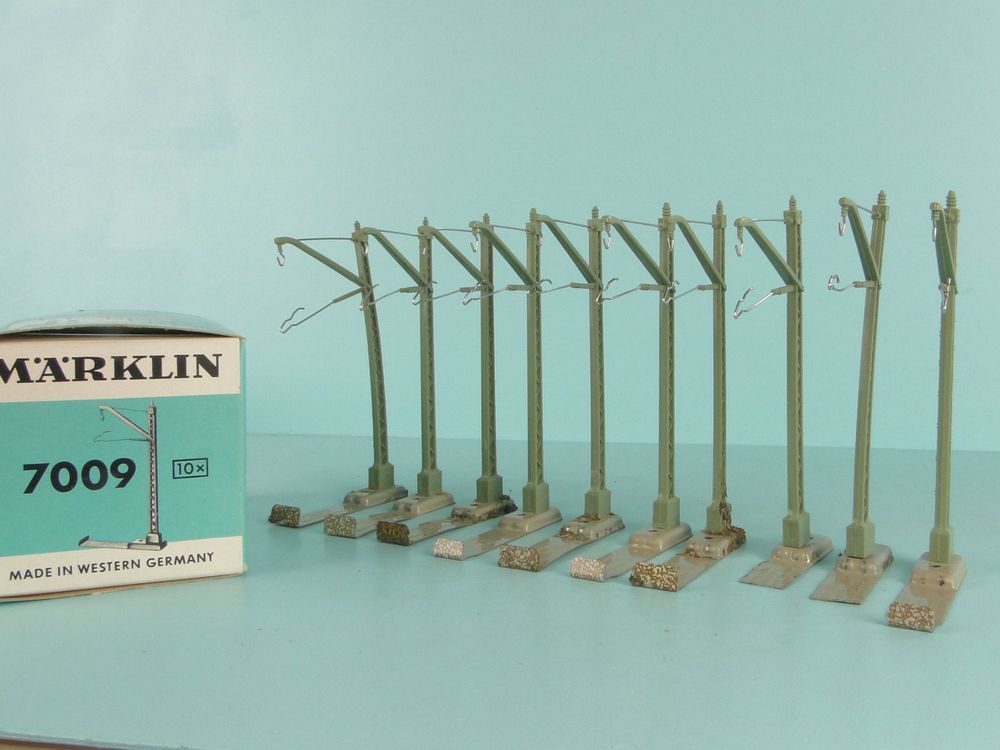 Märklin 10 X M-Oberleitungsmasten 7009 (Gebraucht) in Bülach für CHF 12 ...