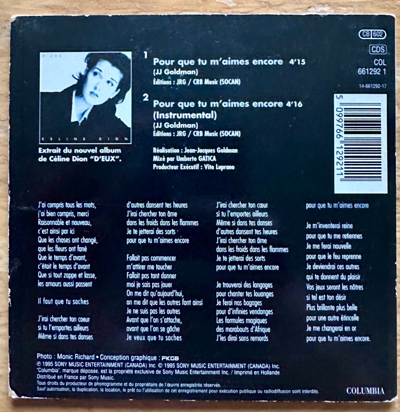 Céline Dion CD 2 titres (D'occasion) à Lausanne pour CHF 2 – avec ...