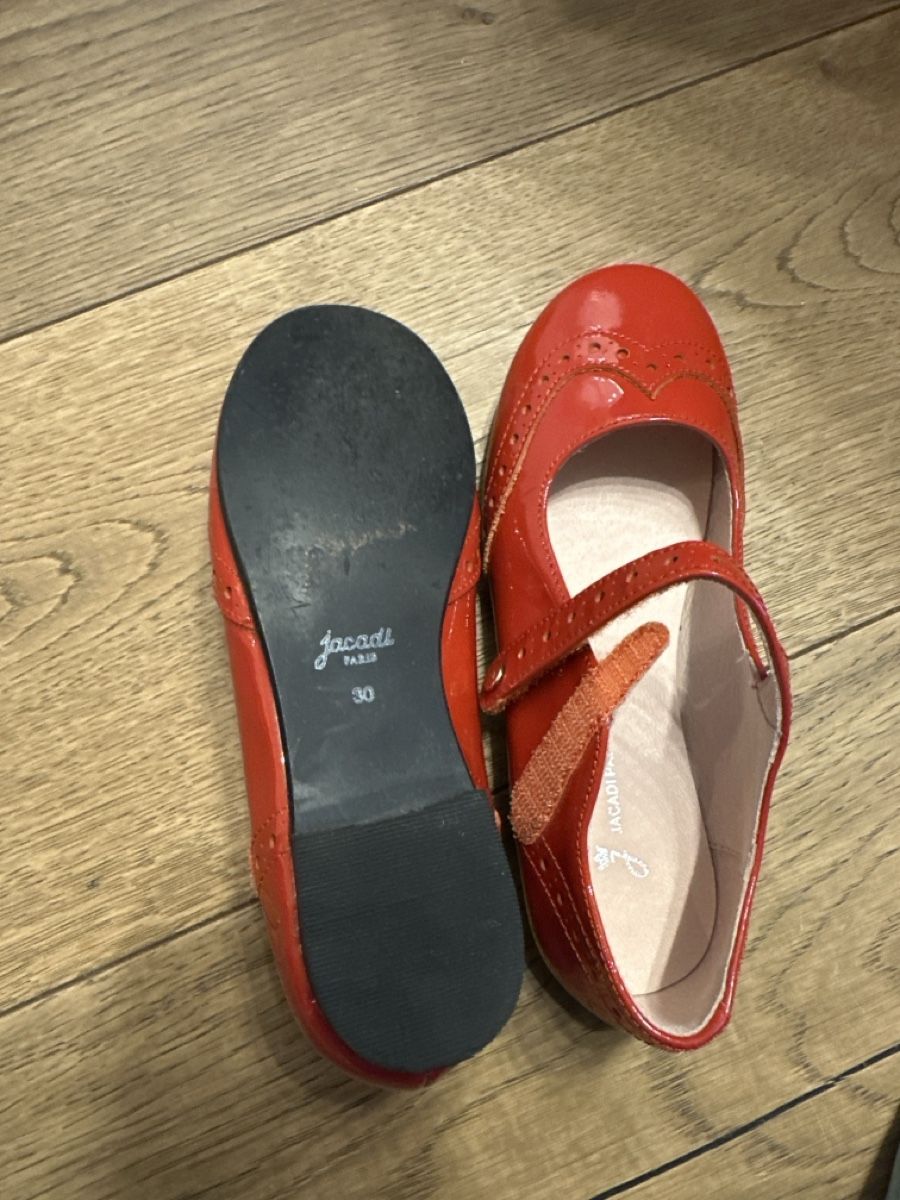 Chaussures Jacadi T 30 rouge vernies - parfaites pour l'été! (D ...