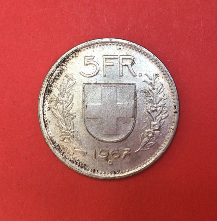 5 Franken Silber 1967 vzgl | Kaufen auf Ricardo