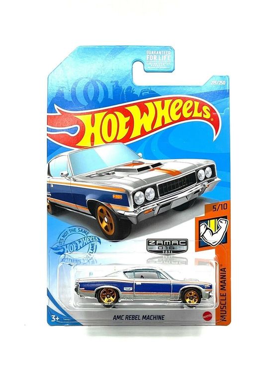 Hot Wheels AMC REBEL MACHINE Zamac - Walmart 2021 | Kaufen auf Ricardo