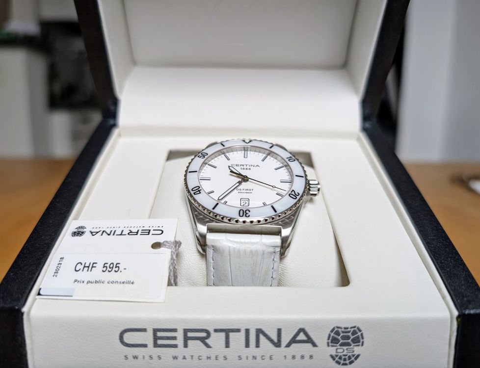 Certina DS First Ceramic White - C0144101601100 | Kaufen auf Ricardo