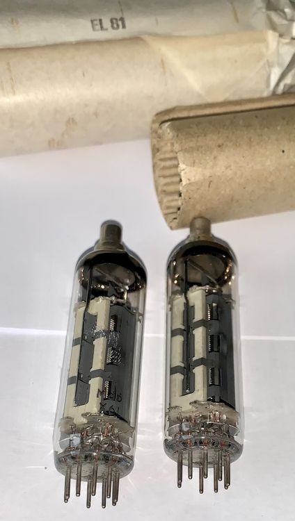 2 Röhren / Radioröhren EL81 (Endstufe), NOS, Philips (Neu (gemäss Beschreibung)) in Biel/Bienne ...