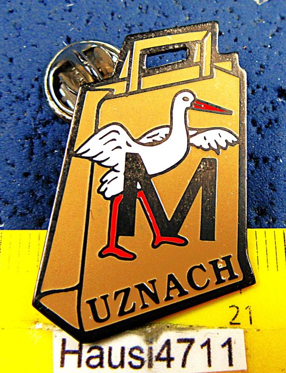M UZNACH TÜTE STORCH PIN (Gebraucht) in Ettingen für CHF 0.45 – mit ...
