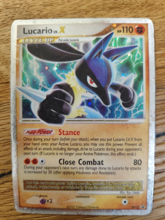 Pokemon Lucario LV. X holo DP12 Promo Diamond & Pearl (Gebraucht) in ...