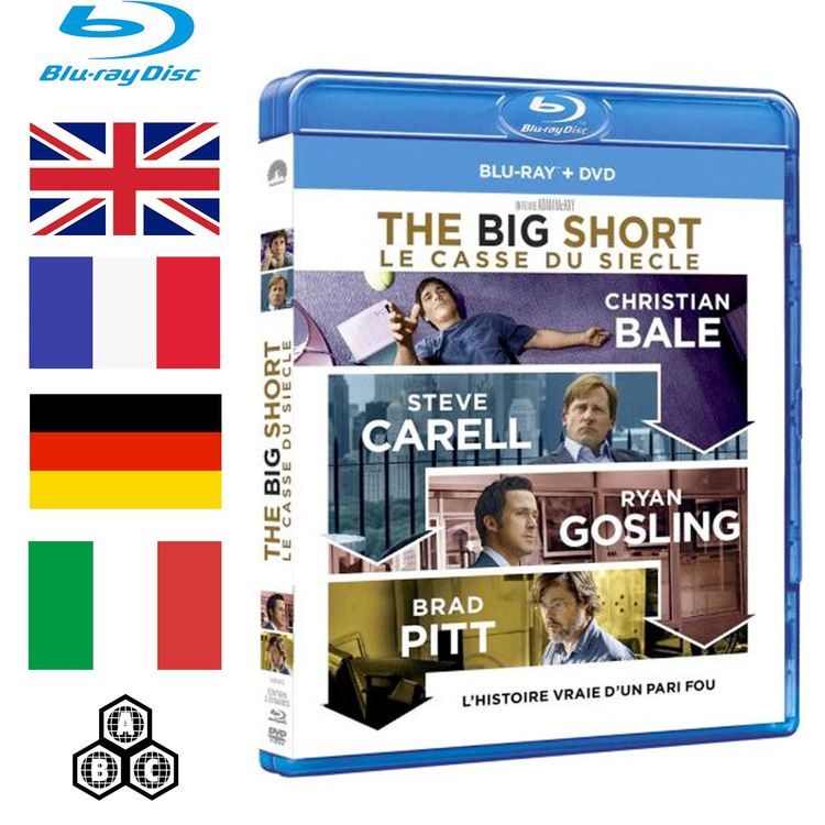 The Big Short : Le casse du siècle (2015) - Blu-ray + DVD (D'occasion ...