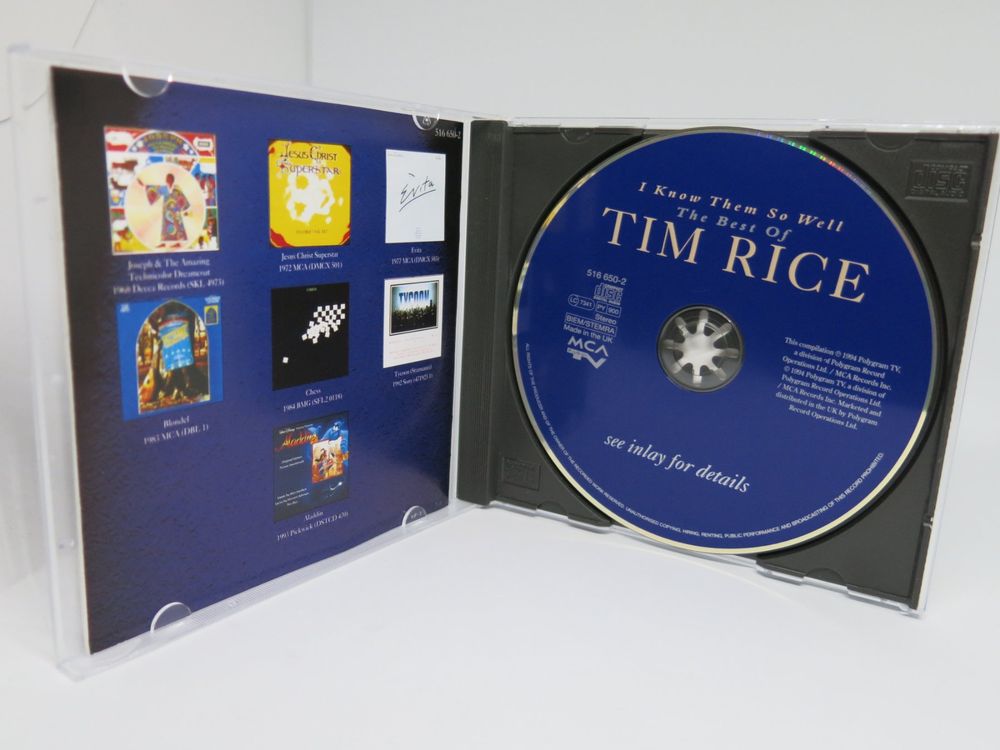CD The Best Of Tim Rice Elton John Celine Dion Cyndi Lauper (Gebraucht ...