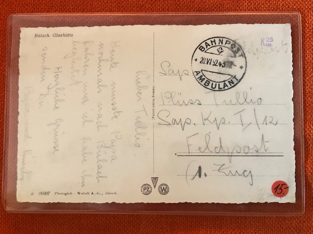 Die GLASI in BÜLACH vor 80 Jahren - interessant (Gebraucht) in Lufingen ...