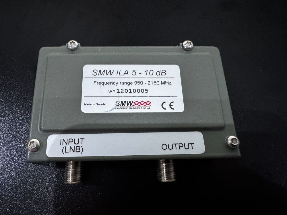 Sat-ZF Profi Verstärker, SMW ILA 5-10 dB Line Amplifier, NEU (Neu und ...