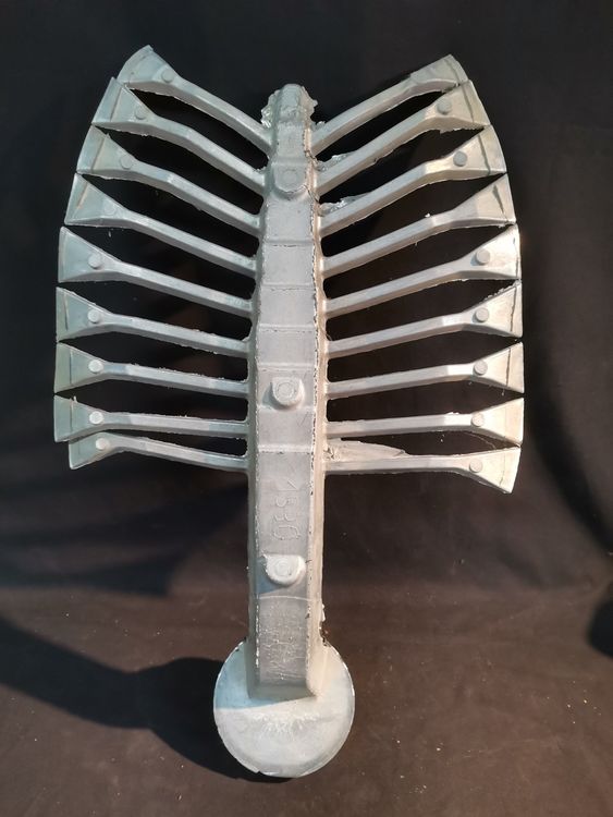 Skelett, Rippen, Körper, Aluskulptur, Gerippe, Kunst, Skulpt (Gebraucht ...