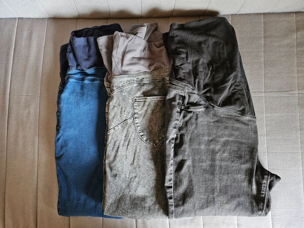 3 Umstandshosen Hosen Schwangerschaft Gr. 48 (Gebraucht) in Engi für ...