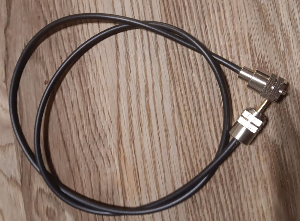 Amateurfunk CB-Funk 100cm RG 58 C/U Mil17 Kabel 2 PL Stecker (Neu und ...