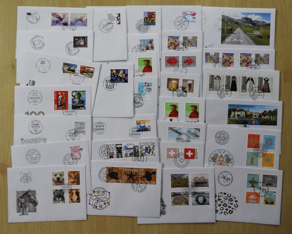 Schweiz FDC Jahresserie 2019 / ET Jahresausgabe 30 Stk. | Kaufen auf Ricardo