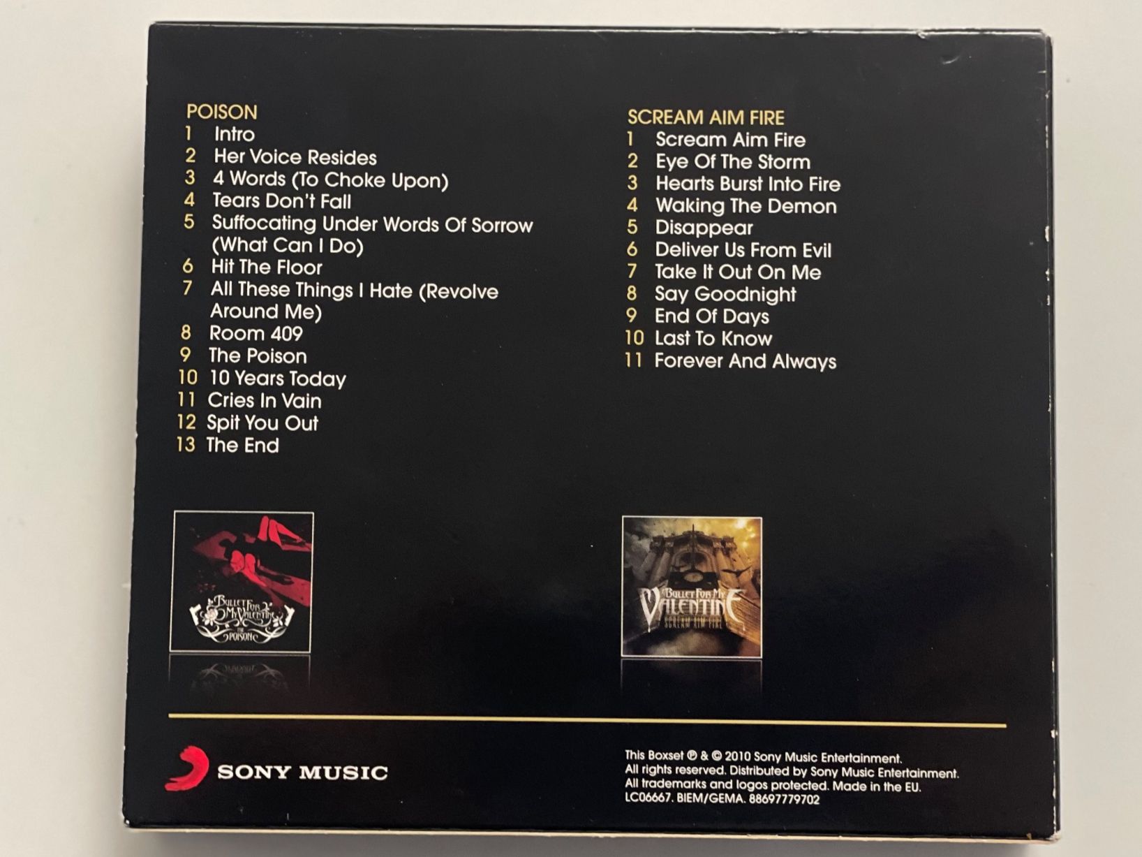 Bullet For My Valentine - Poison Scream Aim Fire 2 CD - top (Gebraucht ...