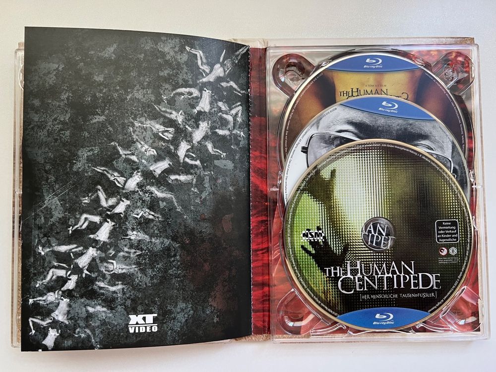 Human Centipede - The Trilogie- Mediabook (Neu (gemäss Beschreibung ...