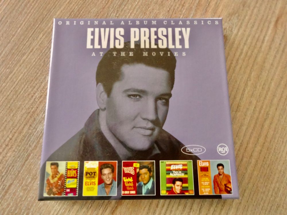 5 CD`s ELVIS PRESLEY ORIGINAL ALBUM CLASSICS AT THE MOVIES ! (Neu und ...