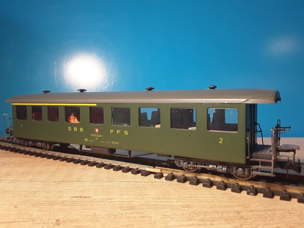 Roco 44730 _ SBB Personenwagen ABi _ beleuchtet _ Spur H0 (Gebraucht) in Rüti ZH für CHF 47 ...