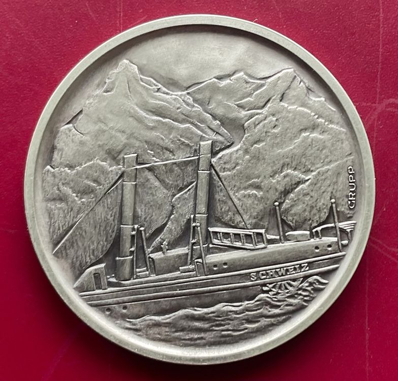 Medaille zum 100 Jahr Jubiläum der SGV im Jahre 1970 (Neu (gemäss ...