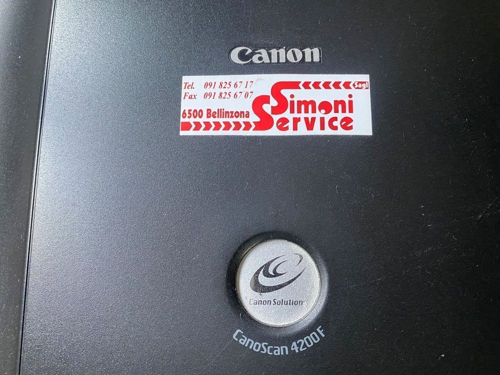 SCANNER CANON CANOSCAN 4200F (Gebraucht) in chiasso für CHF 10 – mit ...
