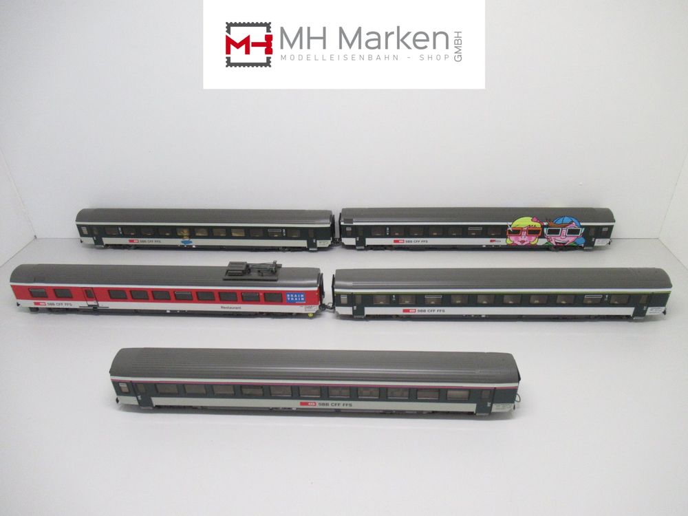 Roco 5 teiliges Reisezugset SBB Ohne OVP DC GS H0 (Gebraucht) in Basel für CHF 125 – mit ...