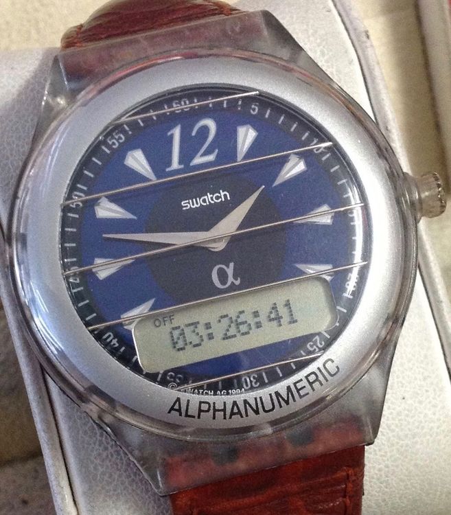 SWATCH Alphanumeric Herrenuhr ( Quartz / 47 mm ) | Kaufen auf Ricardo