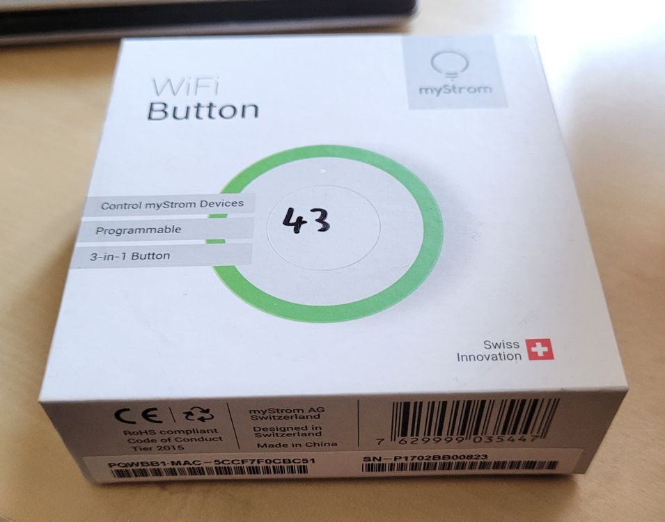 myStorm WiFi Button - neu (Neu und originalverpackt) in Zuerich für CHF ...