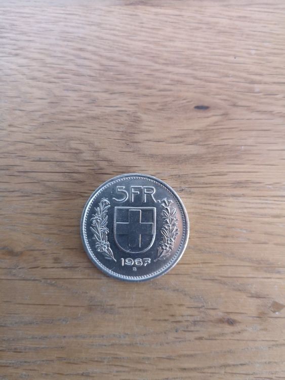 5 Fr. Silbermünze 1967 (Gebraucht) in Heimenschwand für CHF 12 – mit Lieferung auf Ricardo kaufen