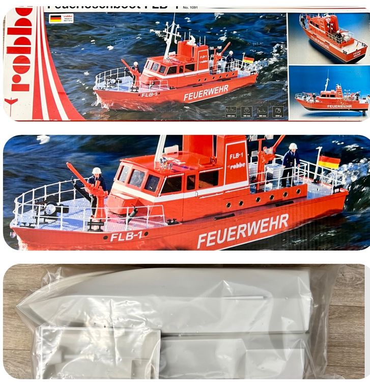 Vintage Robbe Baukasten Feuerlöschboot FLB -1 (Gebraucht) in Reigoldswil für CHF 99 – mit ...